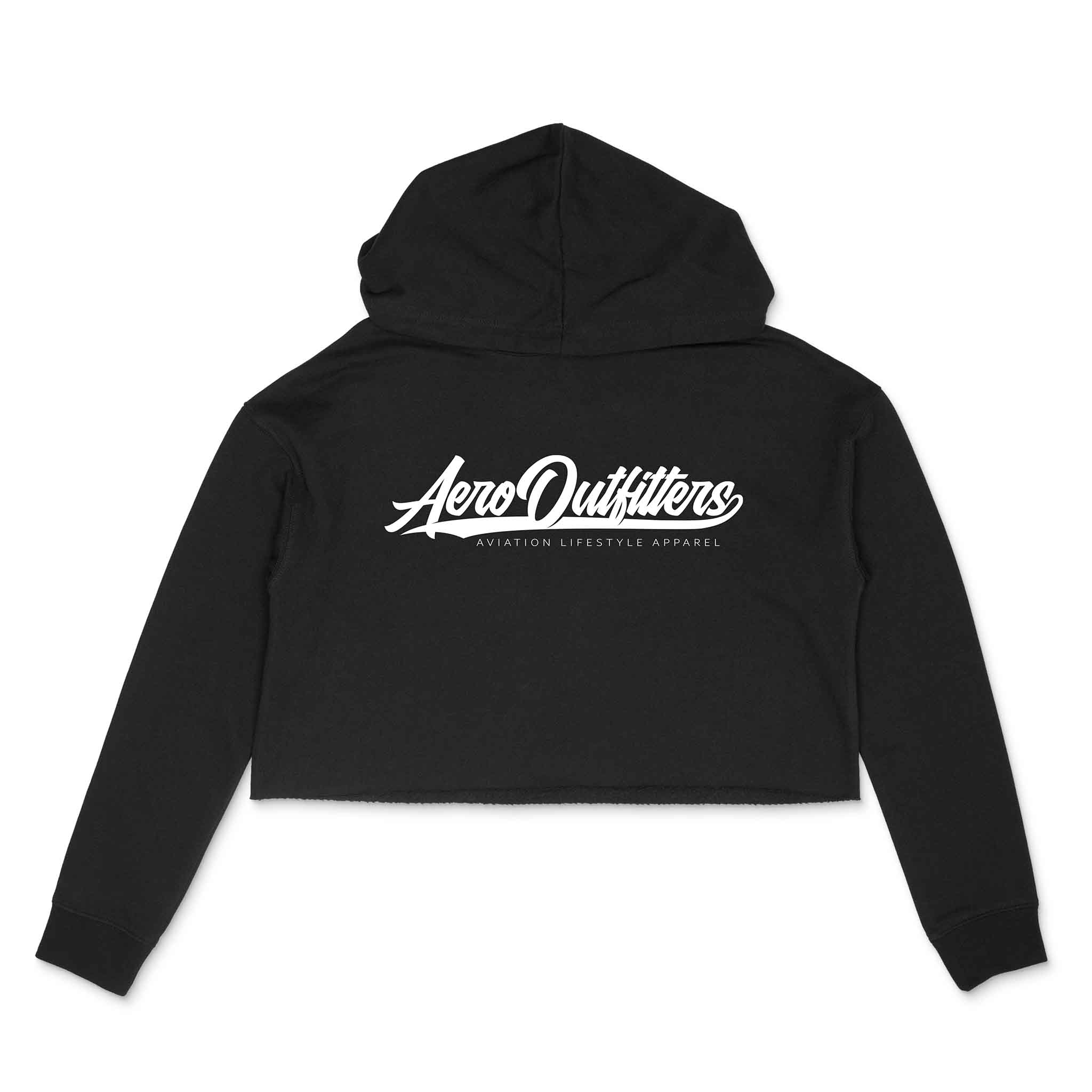 Aero Women's Basic Logo Crop Hoodie – Aero Outfitters